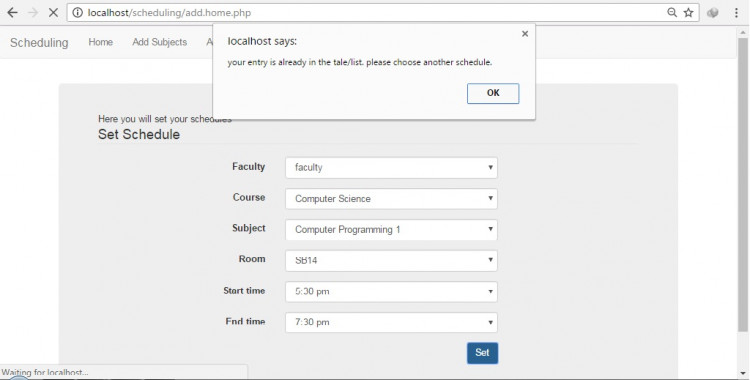 Simple Scheduling System Using Php Mysqli With Source Code Free